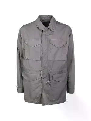 Comme Des Garçons Drawstring-waist Multi-pocket Jacket