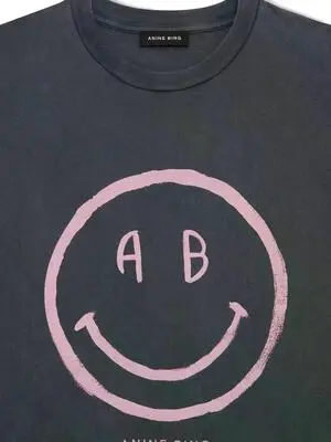 ANINE BING Cade Smiley T-shirt