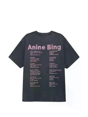 ANINE BING Cade Smiley T-shirt - Grey