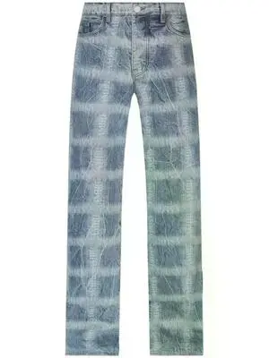 Plaid Jeans For Men