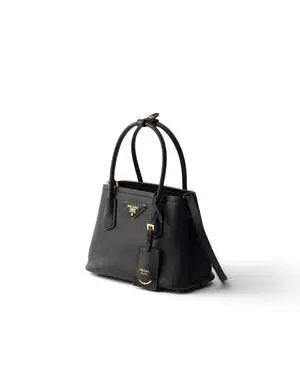 Prada Double Saffiano Leather Mini-bag - Black