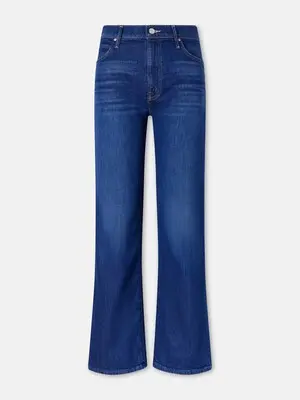 MOTHER Lil Kick It High-rise Straight-leg Jeans - Blue