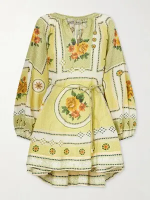 ALEMAIS Dixie Cotton Mini Dress