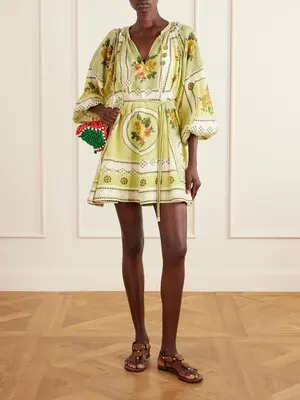 ALEMAIS Dixie Cotton Mini Dress