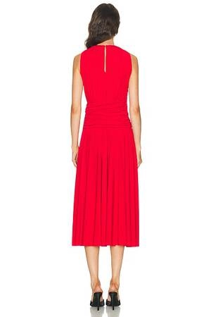 Brandon Maxwell Isadora Draped Jersey Dress