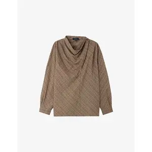 Soeur Irving Draped Asymmetric Shirt