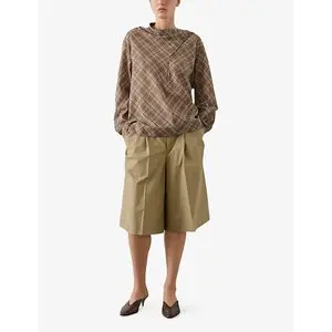 Soeur Irving Draped Asymmetric Shirt