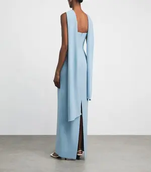Solace London Crepe Twisted Gown