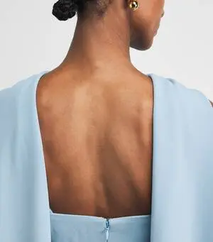 Solace London Crepe Twisted Gown
