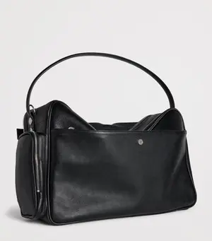 Acne Studios Leather Camero Hotel Shoulder Bag - Black