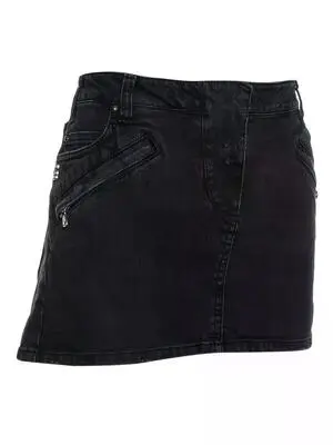Pierre Balmain Zip Pockets Mini Skirt