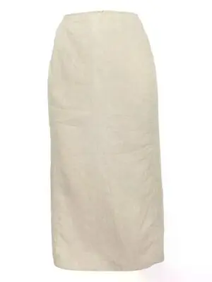 Max Mara Linen Midi Skirt
