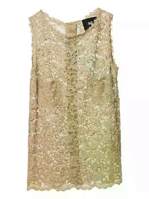 Dolce & Gabbana Lace Sleeveless Top