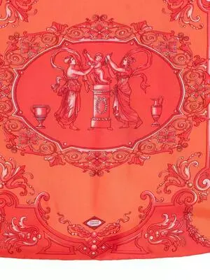 Versace 2000s Baroque-print Handkerchief