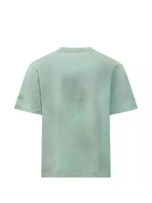 GALLERY DEPT. Turquoise Cotton Logo Print T-shirt