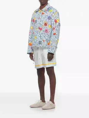 Casablanca Graphic-print Zip-up Jacket