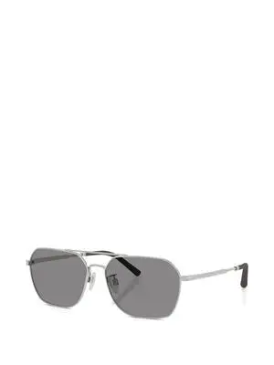 Oliver Spencer R-17 Double-bridge Geometric-frame Sunglasses
