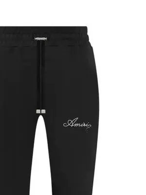 Amiri Pearl-embellished Flared Trousers