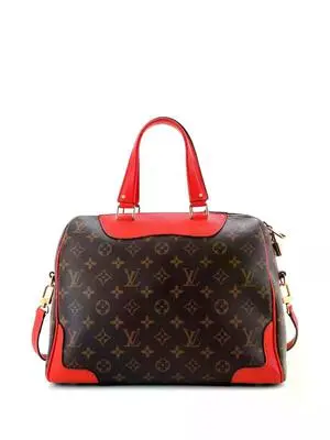 LOUIS VUITTON Monogram Canvas Retiro Nm Satchel - Brown