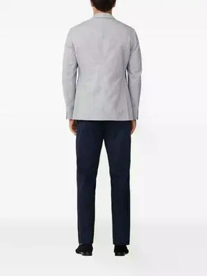 HACKETT LONDON Ascot Ticking-stripe Single-breasted Blazer