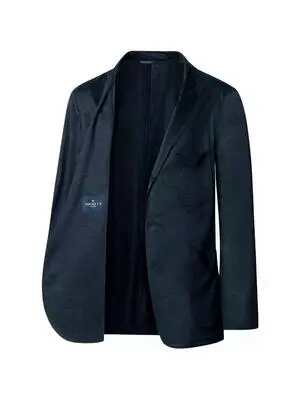 HACKETT LONDON Notch-lapel Patch-pocket Blazer - Blue