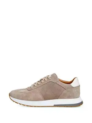 HACKETT  Perforated Logo Sneakers - Neutrals