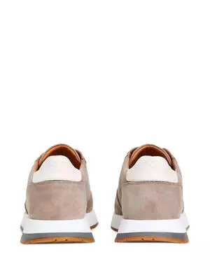 HACKETT  Perforated Logo Sneakers - Neutrals