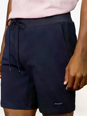 HACKETT  Logo Patch Drawstring Shorts