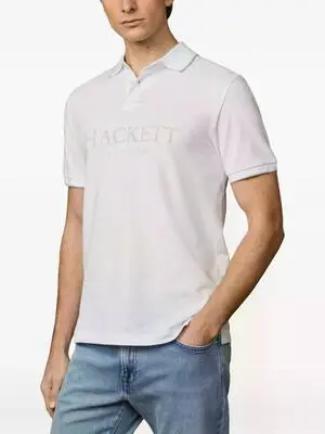 HACKETT  Logo-print Piqué Polo Shirt