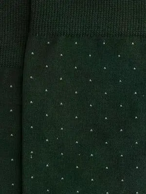 HACKETT LONDON Jacquard Polka-dot Socks - Green