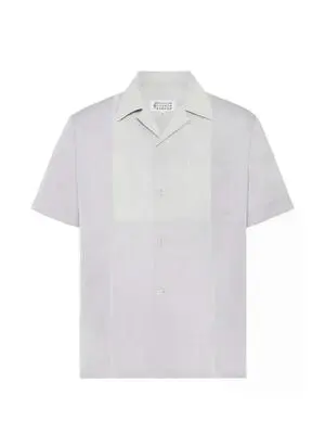 MAISON MARGIELA Panelled Short-sleeved Shirt - Grey