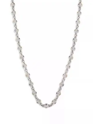 ELIANTTE Diamond Ball-chain Necklace - Silver