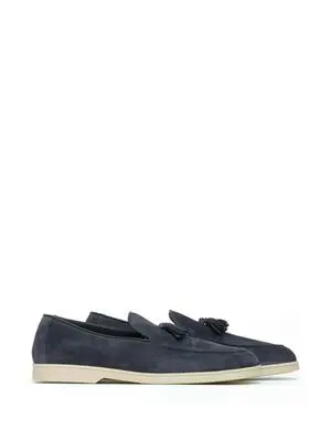 DOUCAL'S Suede Tassel Detail Loafers