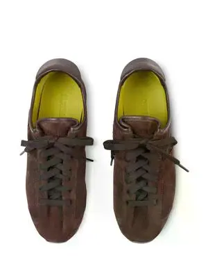 Jacquemus The Tennis Croc-effect Suede Sneakers