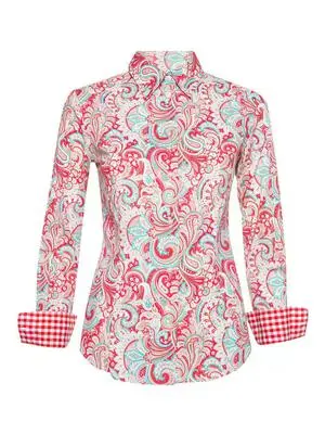 Etro Paisley Print Stretch-cotton Shirt