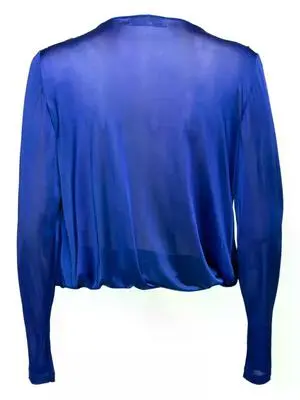 Emilio Pucci Pleated Wrap Blouse