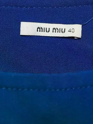 Miu Miu Panelled Mini Skirt