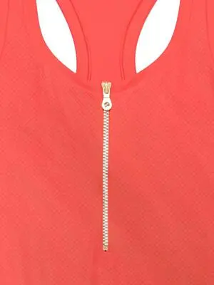 Heidi Klein Zip-up Honeycomb Texture Swimsuit