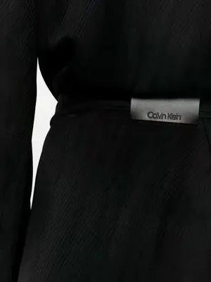Calvin Klein Hallie Wrap-style Midi Skirt - Black
