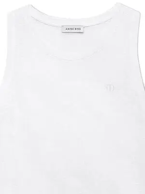 ANINE BING Juliann Linen Tank Top