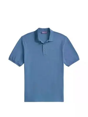 Ralph Lauren Purple Label Cotton Polo Shirt - Blue