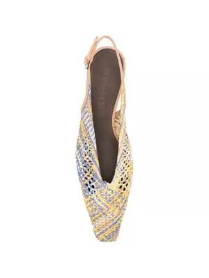 Bernadette Lolo Woven Slingback Pumps