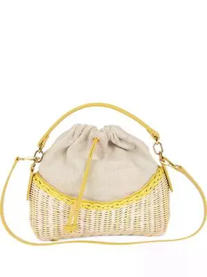 Rodo Wicker Drawstring Tote Bag