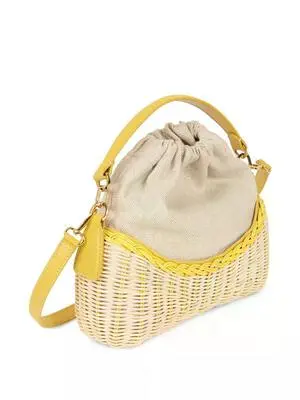 Rodo Wicker Drawstring Tote Bag