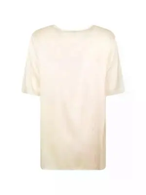HER SHIRT Satin-finish T-shirt