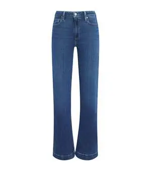 Paige Leenah Flared Jeans - Blue