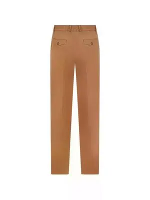 SLOWEAR Elasticated-waistband Button-flap Trousers