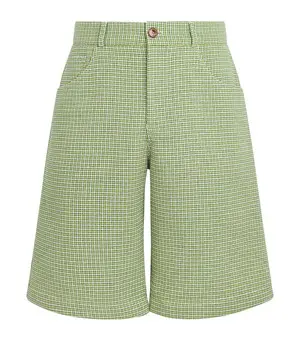 Séfr Houndstooth Nasedo Shorts