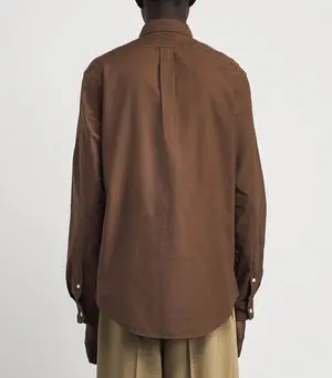 Polo Ralph Lauren Cotton Garment-dyed Oxford Shirt - Brown