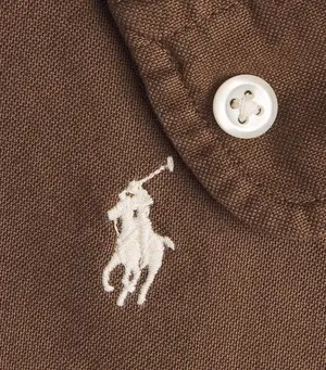 Polo Ralph Lauren Cotton Garment-dyed Oxford Shirt - Brown